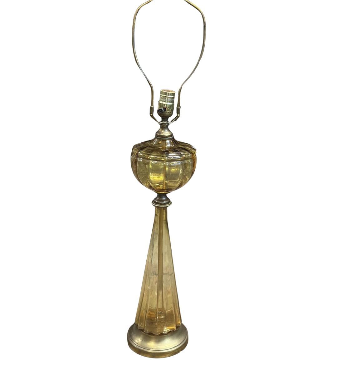 Vintage Honey Glass Murano Atomic Shape (699)